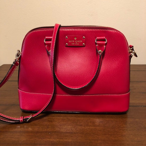 kate spade | Bags | Red Kate Spade Crossbody Handbag | Poshmark